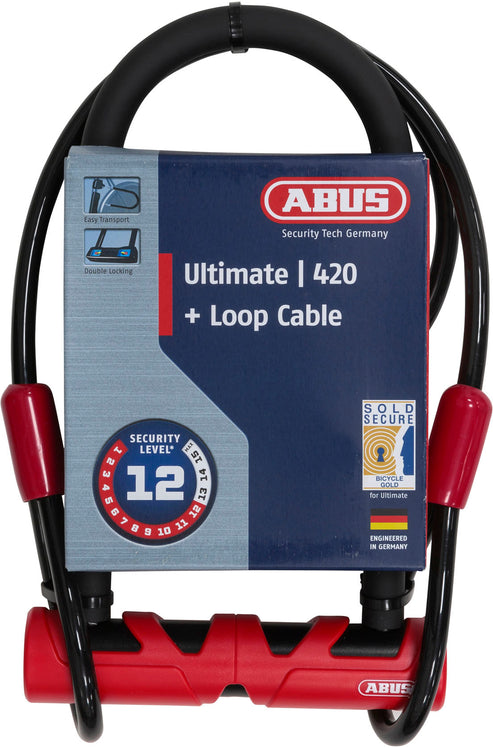 Abus Ultimate 420 + Loop Cable – E-Bike Junction